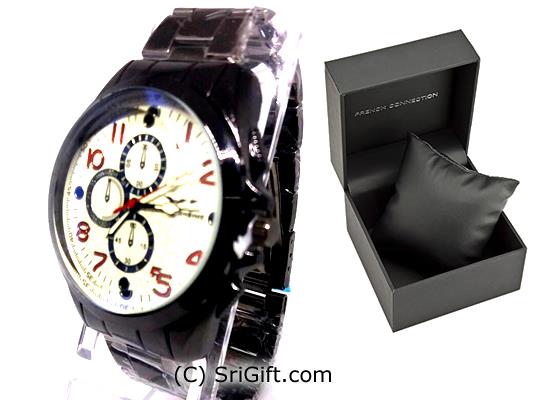 Eagle Time Silver Belt White Dial Gents Watch | SriGift.com | Gift ...